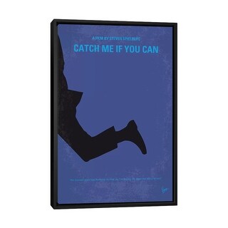 iCanvas "Catch Me If You Can Minimal Movie Poster" by Chungkong Framed Canvas Print - Bed Bath ...